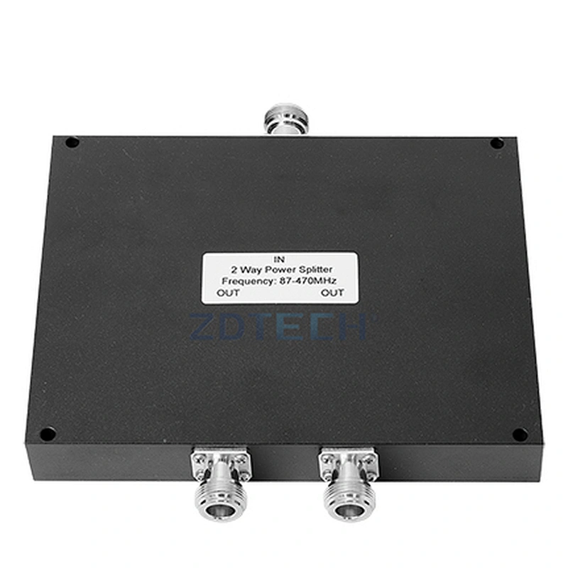 SHENZHEN ZD TECH CO., LTD 80-470MHz RF 2 way Cavity Power Splitter/Divider with N Female ...